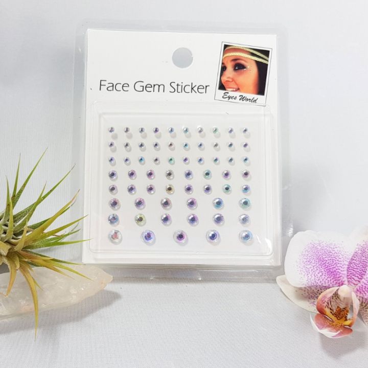 Rainbow Diamond Face Jewels - Get Sparkled