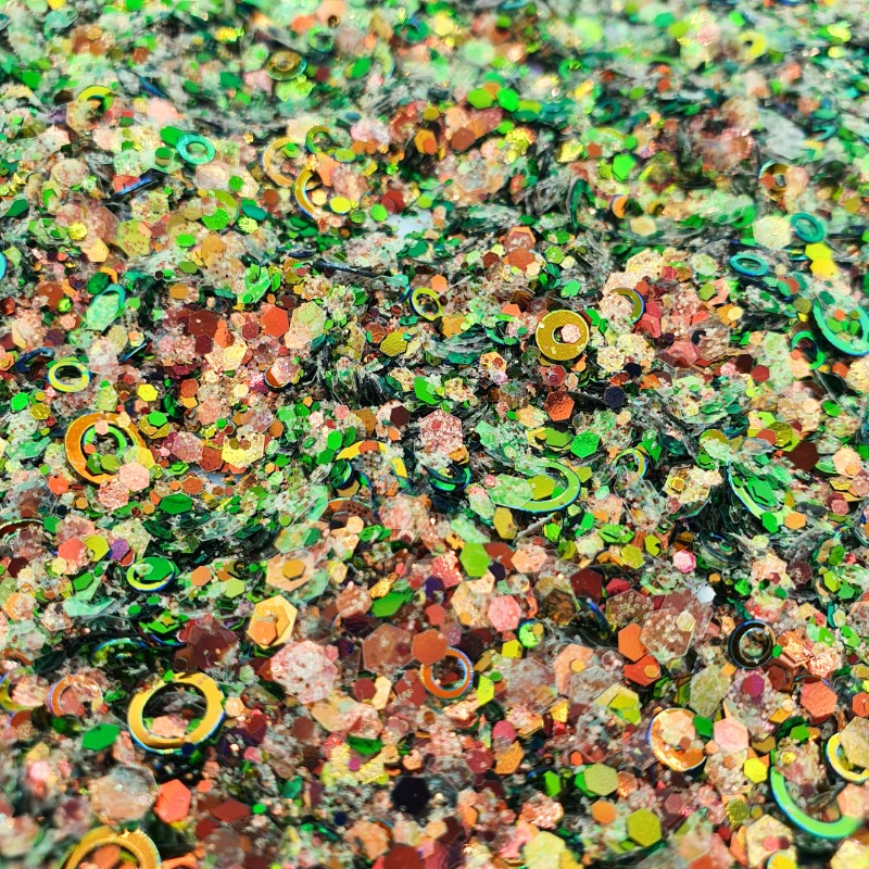 Red Light Green Light Chunky Glittermix - Get Sparkled