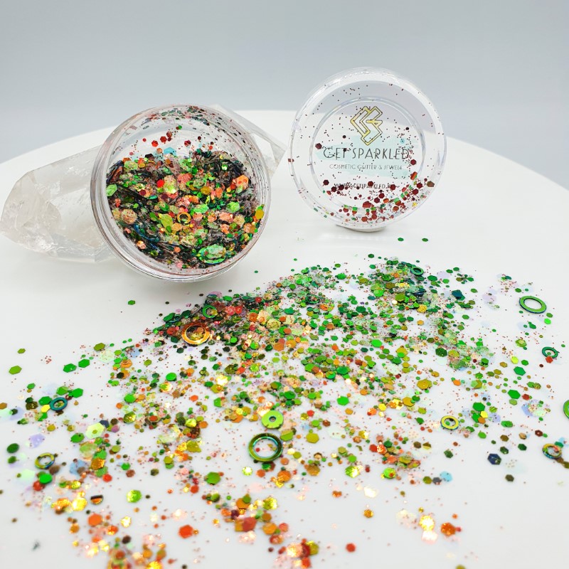 Red Light Green Light Chunky Glittermix - Get Sparkled